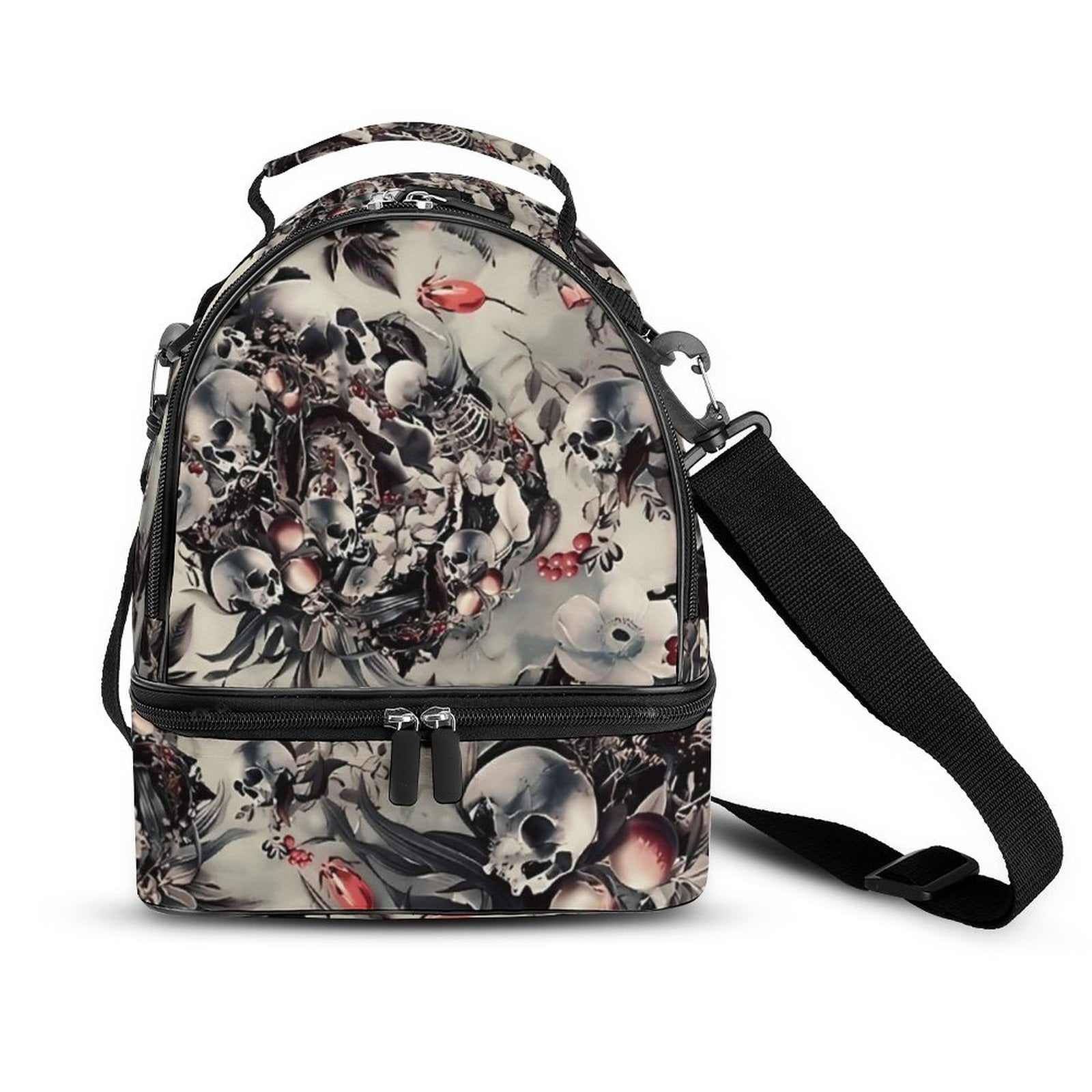 Vodetik Store Lunch Bag Skull for Women Men Waterproof Reusable Double ...