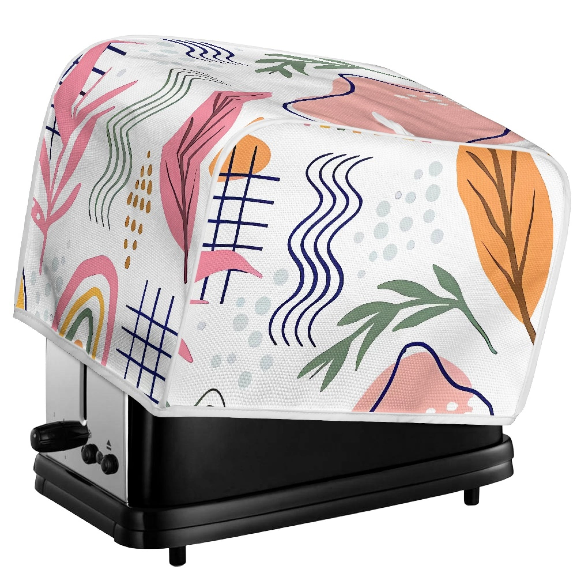 Vodetik Store Toaster Cover for 2 Slice Toaster Floral Print Kitchen ...