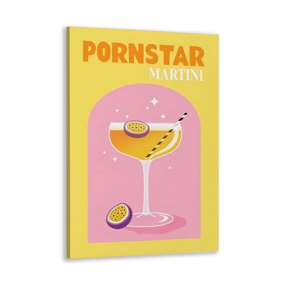 Vodka Sour Cocktail Vintage Cocktail Posters (4) Cocktail Canvas Print ...