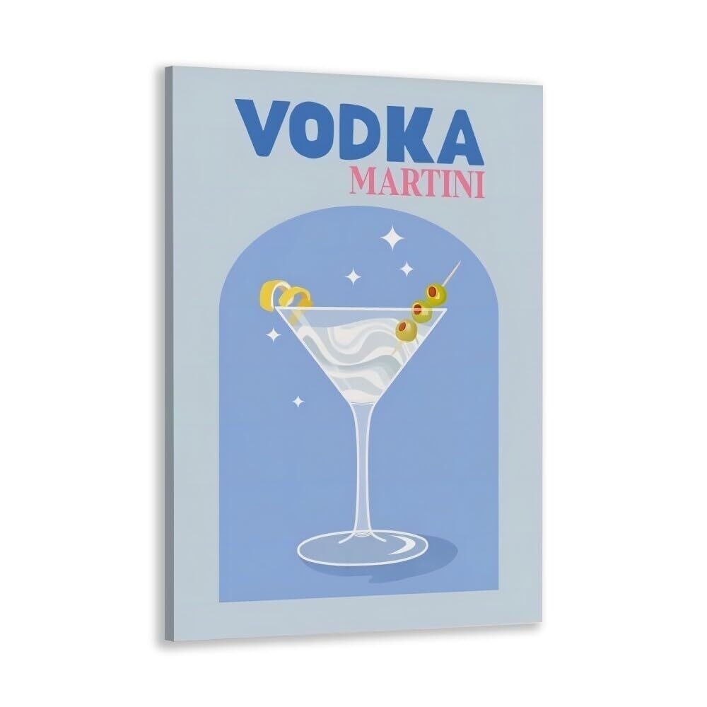 Vodka Sour Cocktail Vintage Cocktail Posters Cocktail Canvas Print Wall ...