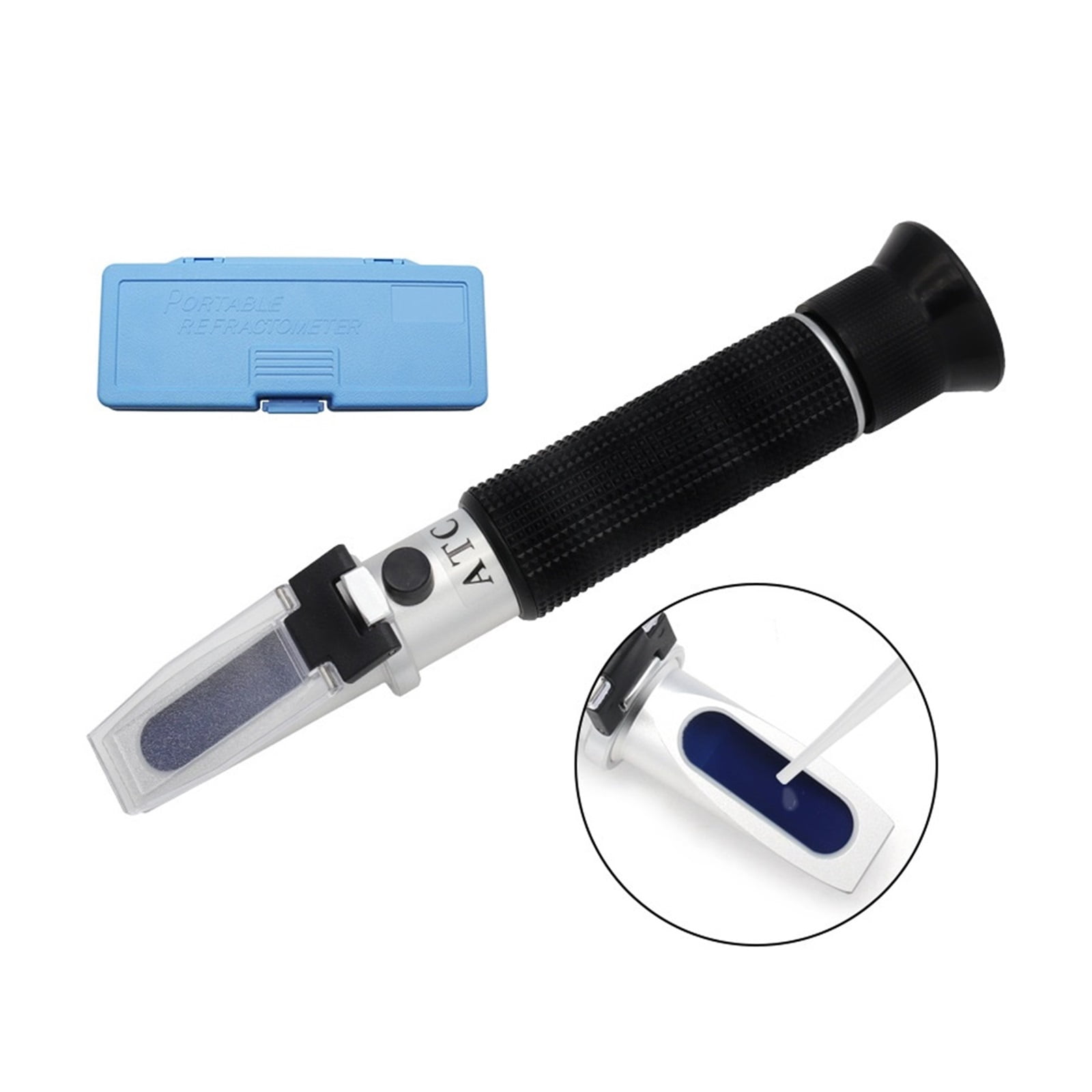 Vodka Whisky Alcoholmeter in Box Hand Refractometer Wine Beer Tester ...
