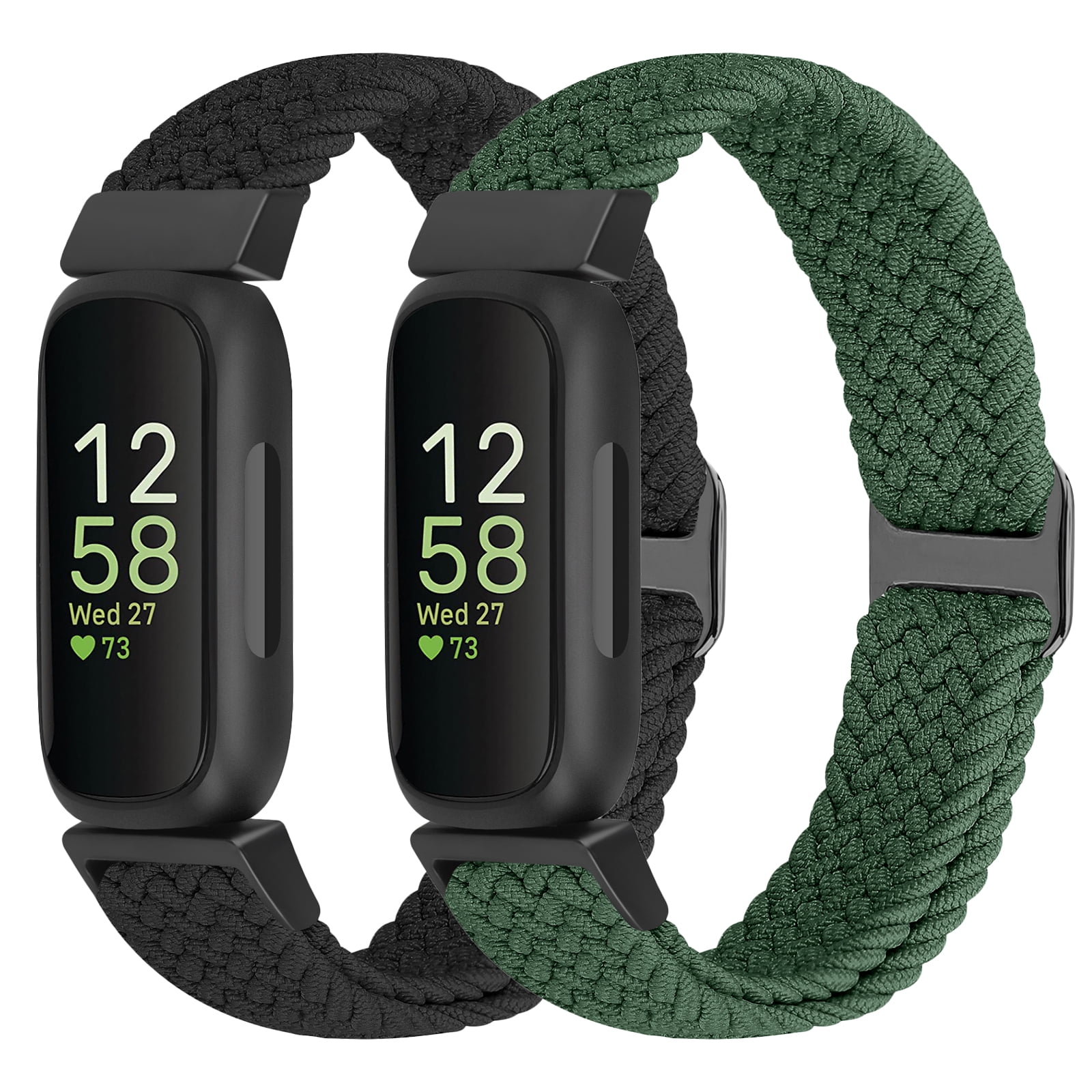 Vodtian 2 Pack Braided Bands For Fitbit Inspire 3/Inspire 2/Inspire ...