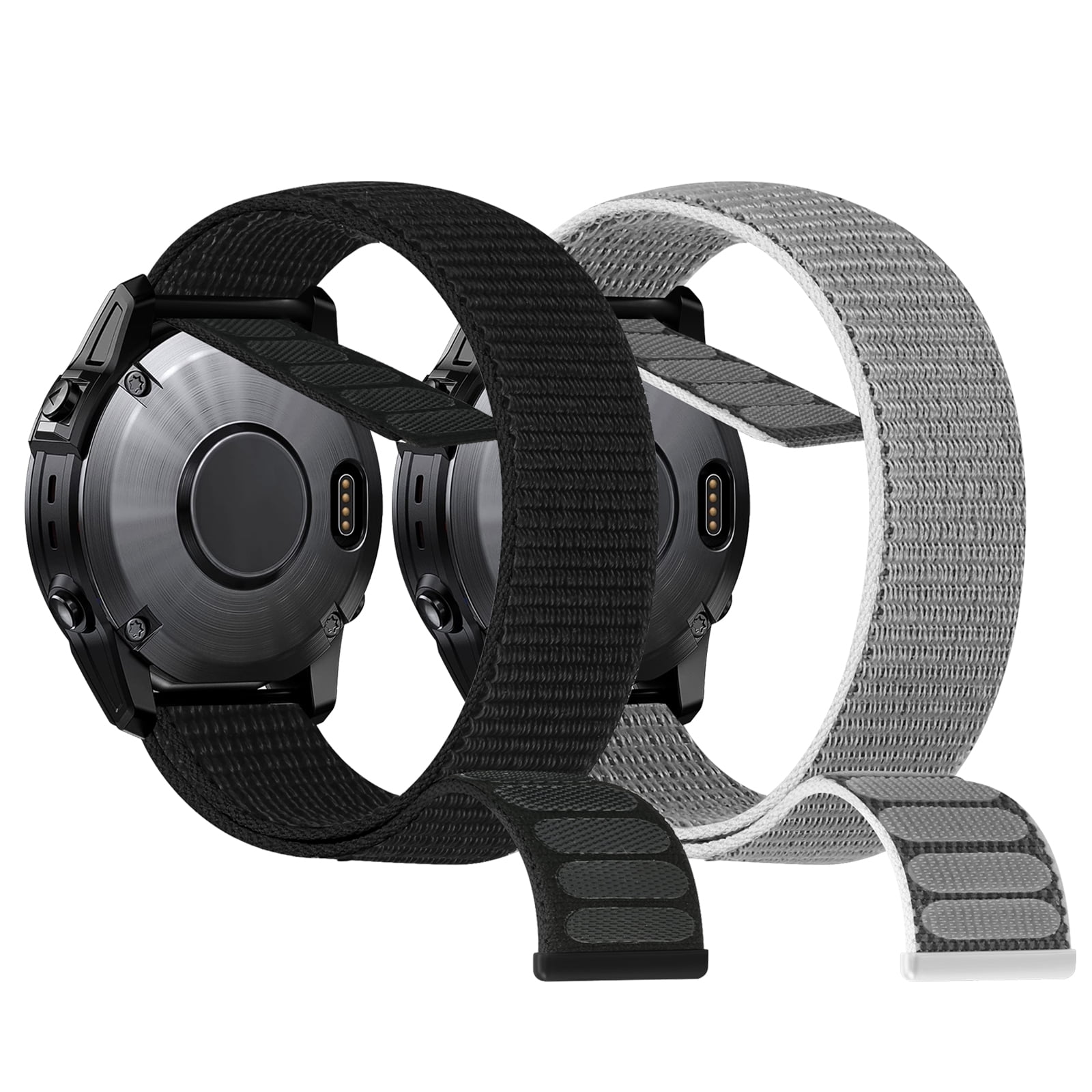 Vodtian 22mm Quick Fit Hook and Look Nylon Bands Compatible with Garmin ...