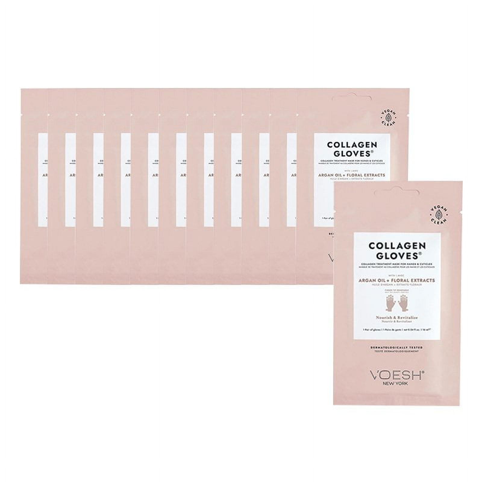 Voesh Collagen Gloves Argan Oil + Floral Extracts Nourishing ...