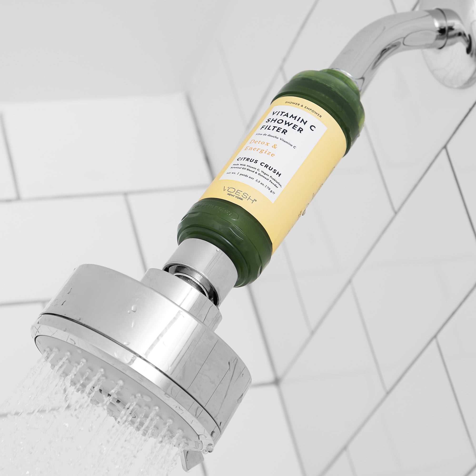 Voesh Vitamin C Shower Filter/Aromatherapy Shower Head Filter – Citrus ...