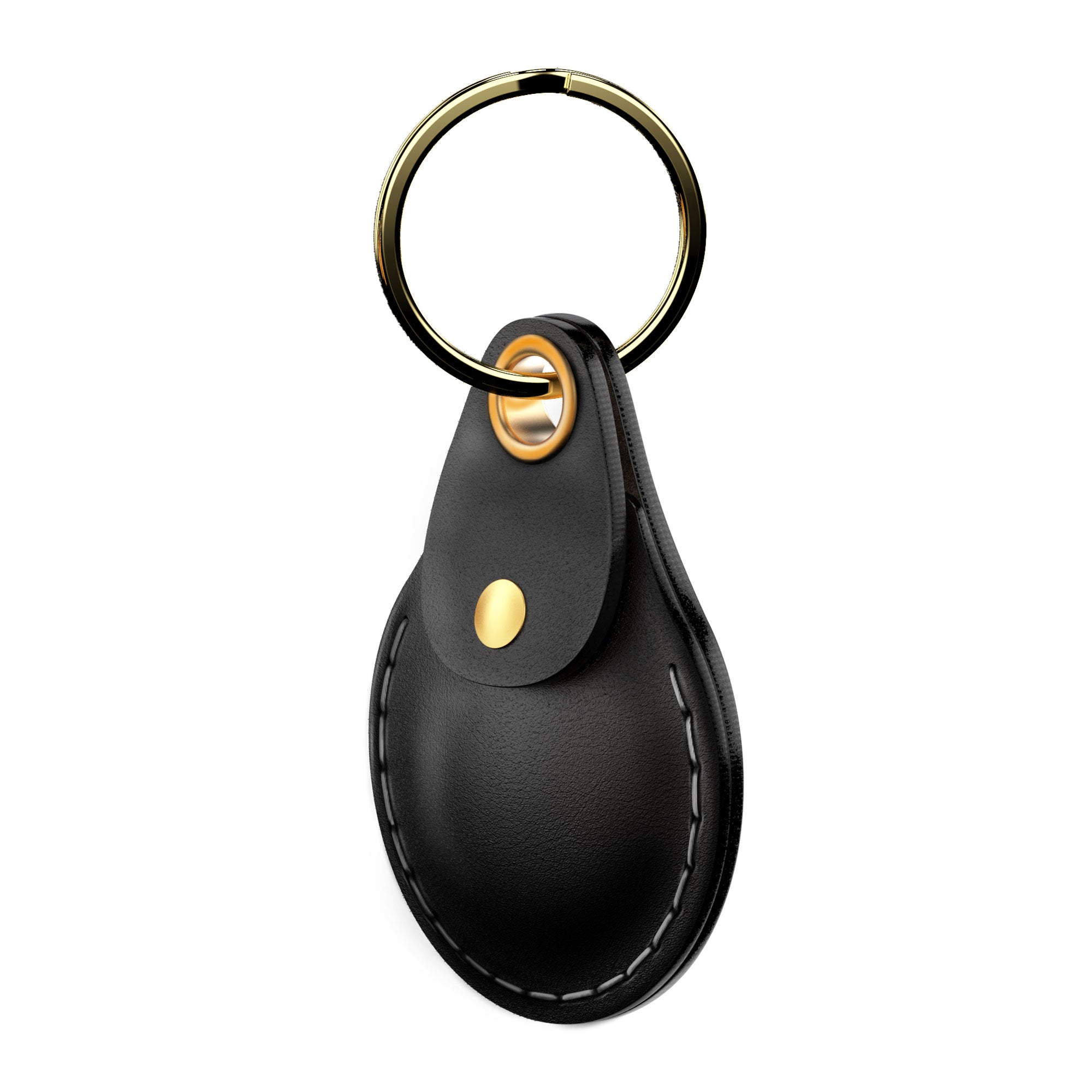 VogDUO Genuine Leather Case For AirTag Full Covered Handmade Key