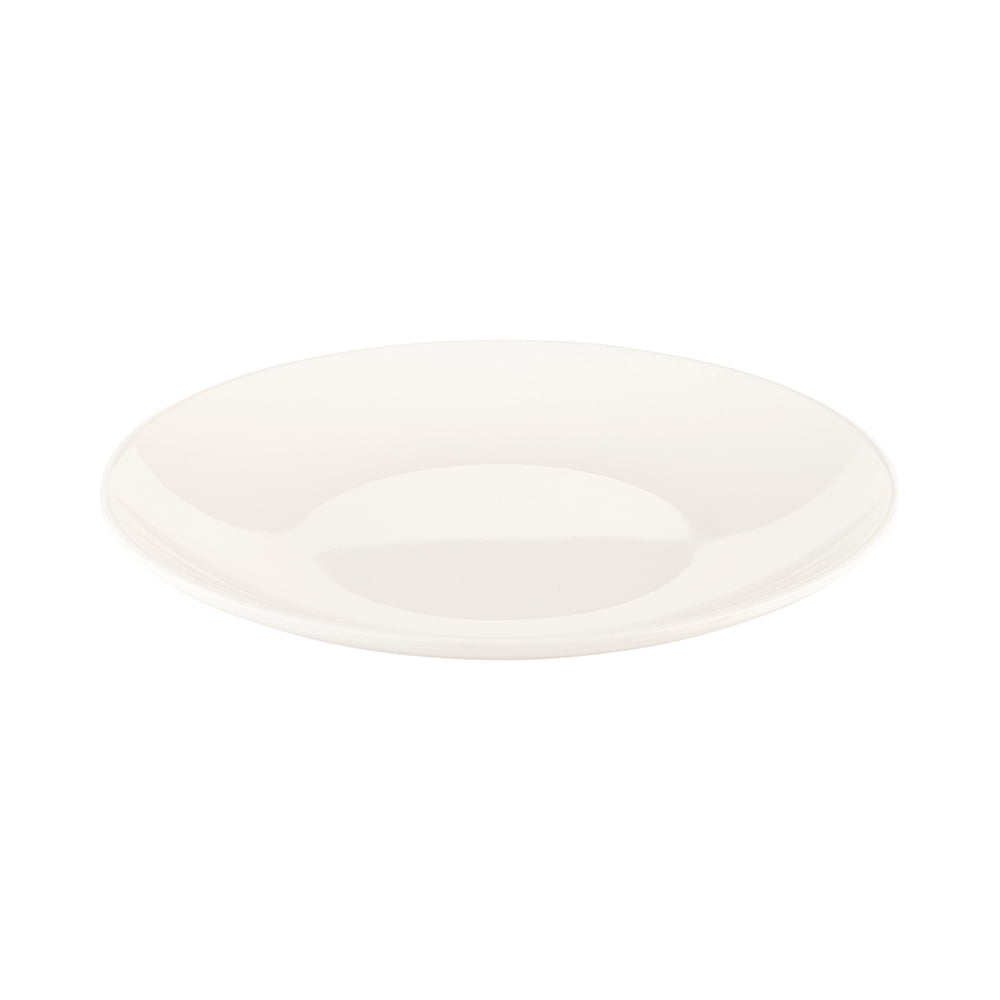 Voga Round White Melamine Large Plate - Classic, Rimless - 10" x 10" x ...