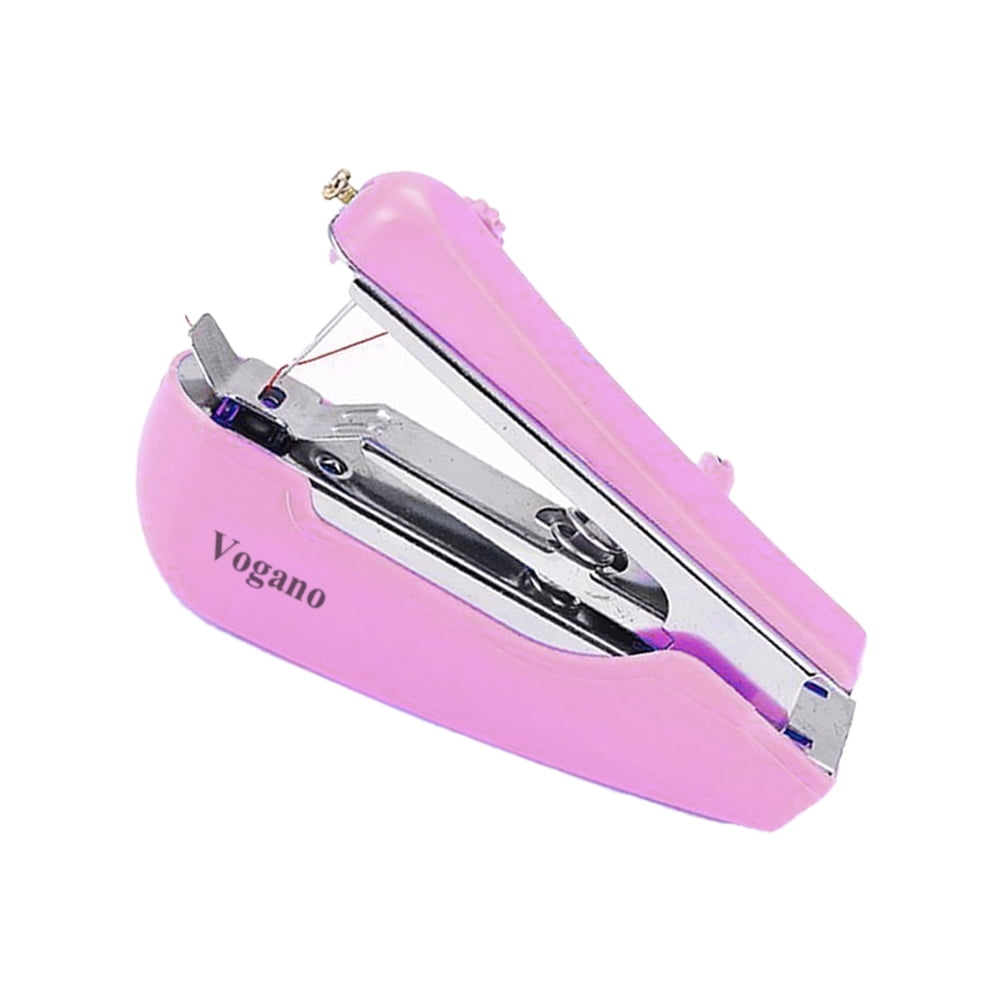 Vogano Sewing machinery,Pink Handheld Sewing Machine, Portable Mini ...