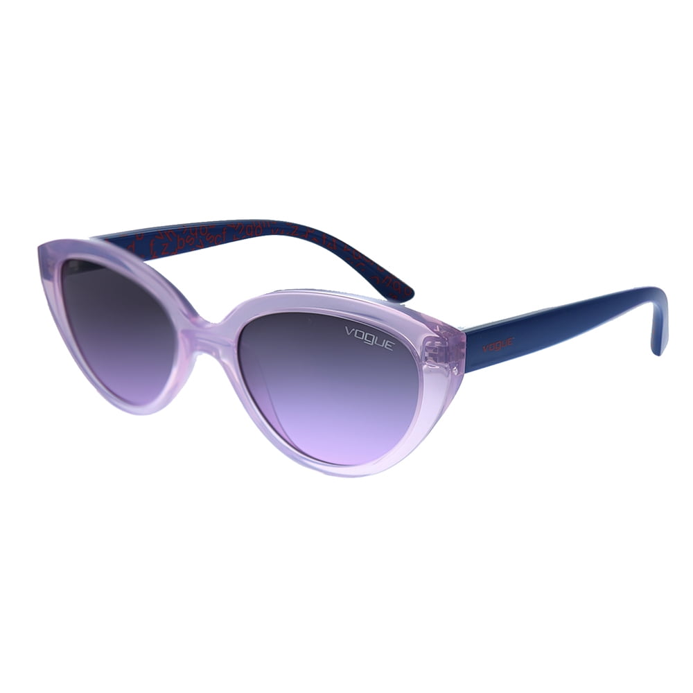 Vogue Junior VJ 2002 Plastic Mens Cat-Eye Sunglasses Transparent Purple 46mm Child - Walmart.com