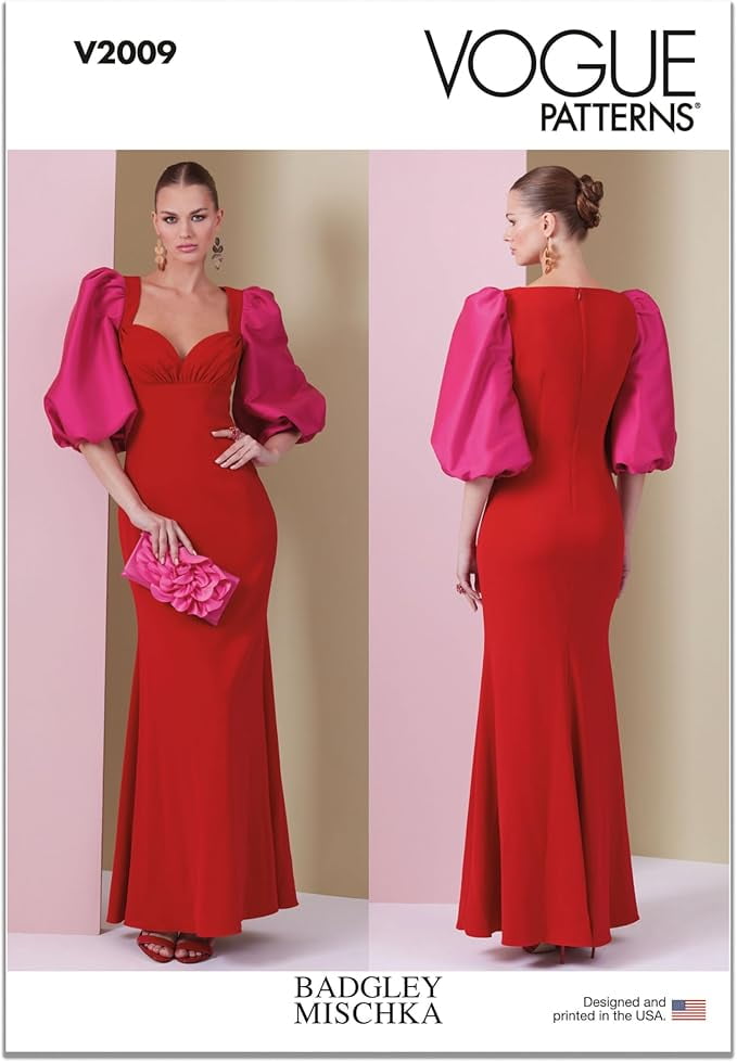 Vogue Misses' Close-Fitting Lined Dress Sewing Pattern Packet by ...