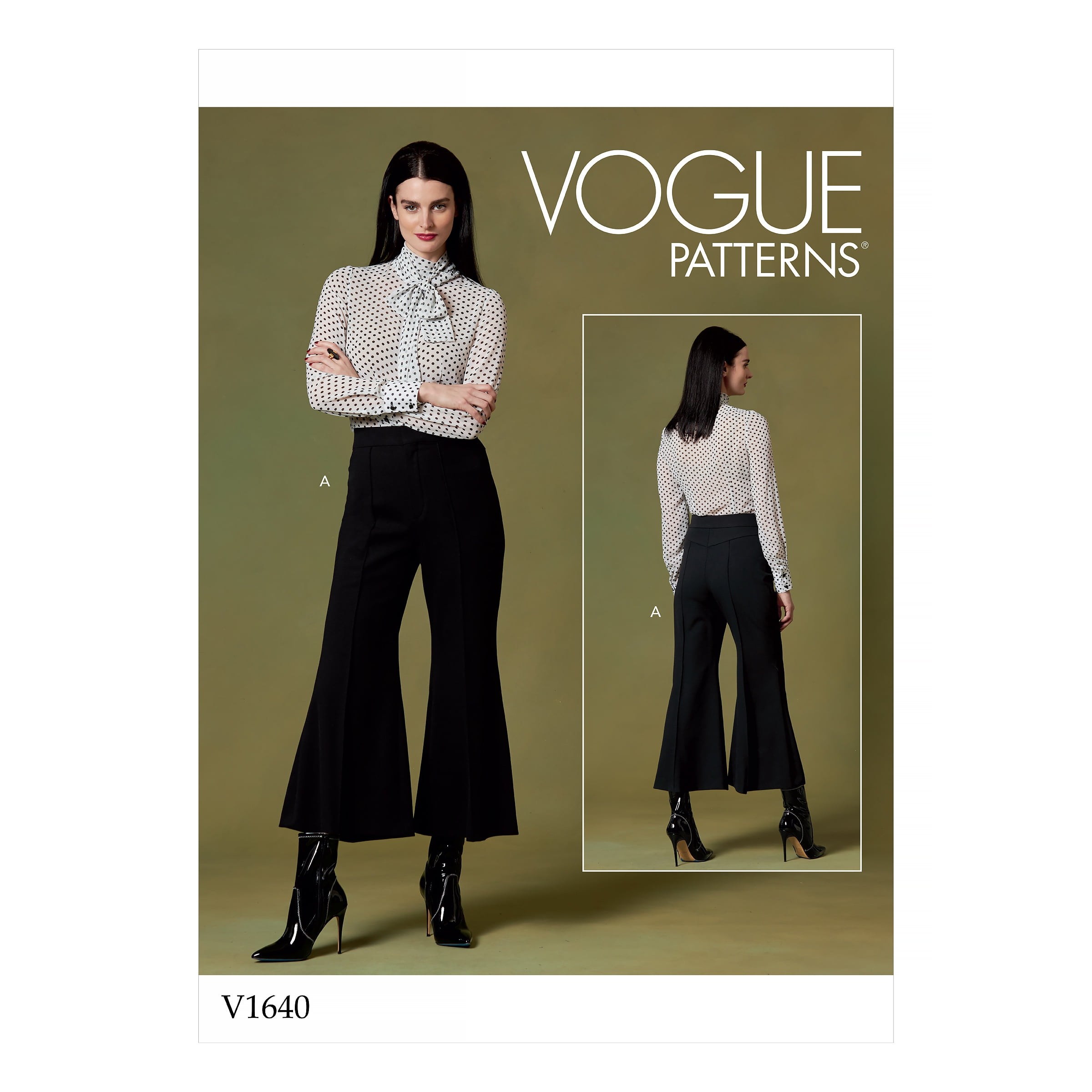 Vogue Patterns Pattern: Misses' Pants Sizes 14-16-18-20-22 - Walmart.com