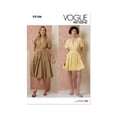 Vogue Sewing Pattern 2106 - Misses' Dress in Two Lengths, Size: H5 (6-8 ...
