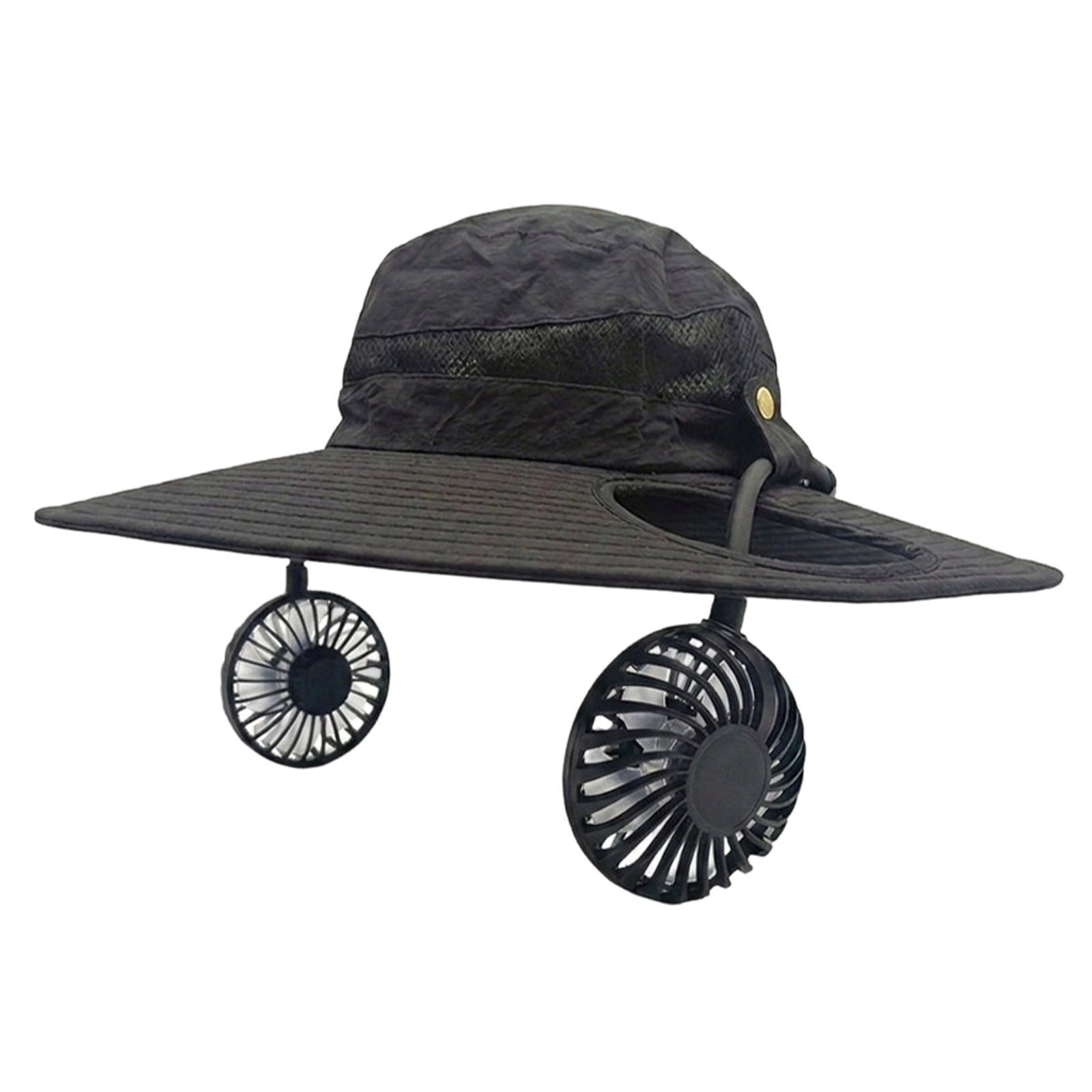 VogueHaven 2026 Upgraded Solar Mist Fan Wide Brim Hat, Hat with Fans ...