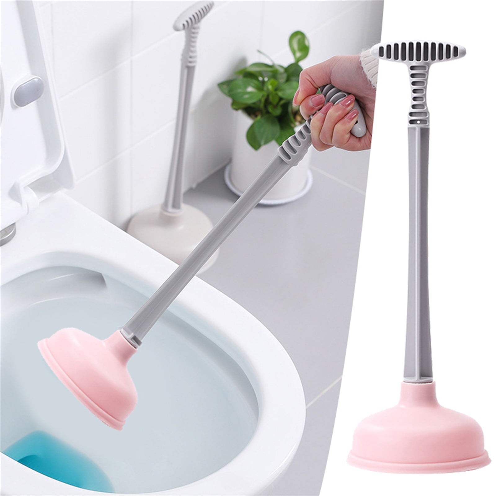 VogueV Clearance! Toilet Plunger With Holder Plunger With Unique Holder ...