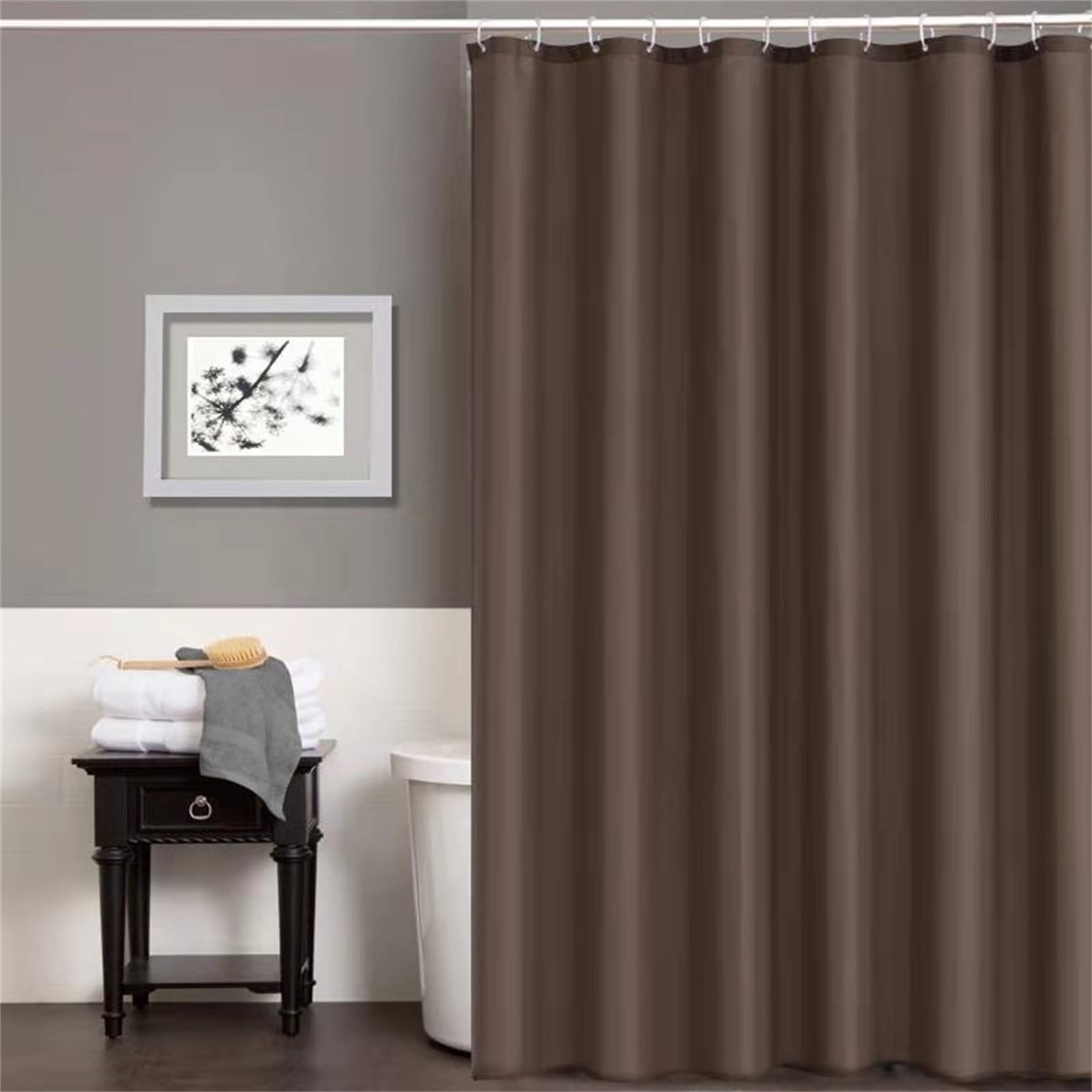 VogueV Curtain, Modern Solid Curtains Room Darkening Thermal Rod Pocket ...