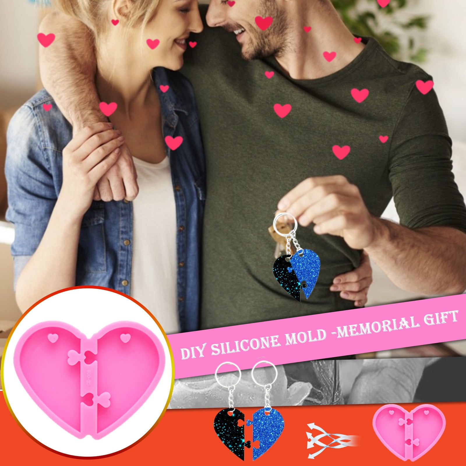 VogueV Face Twoel , Candy Shots Silicone With Hole Mould For Diy Mould Crystal Jelly Soap Mould ...