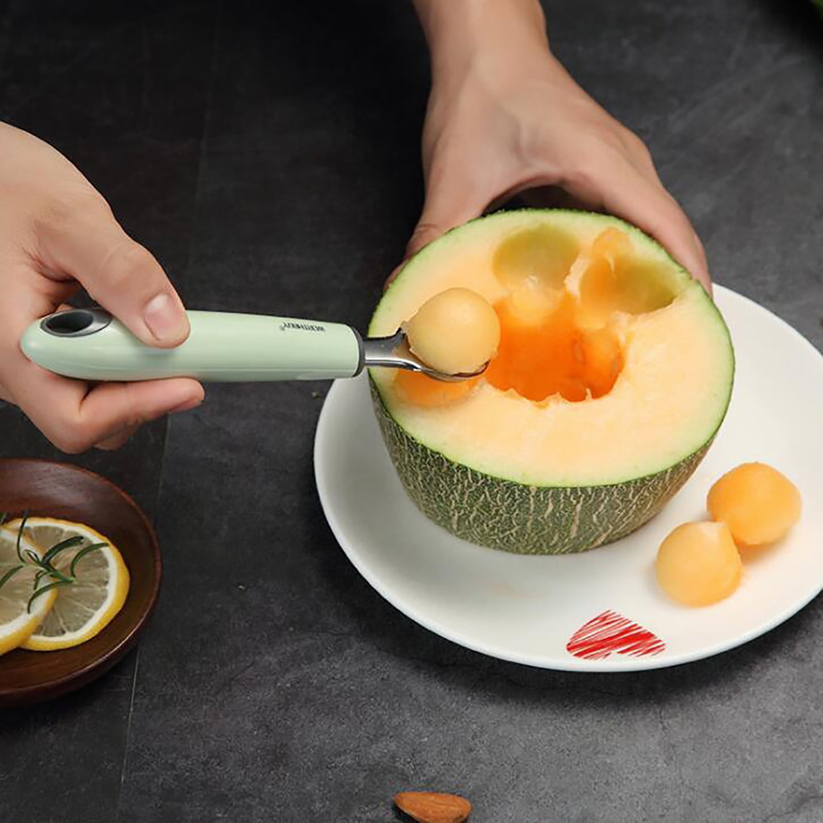 VogueV Fruit Scooper , Steel Digging Spoon Digging Device Creative ...