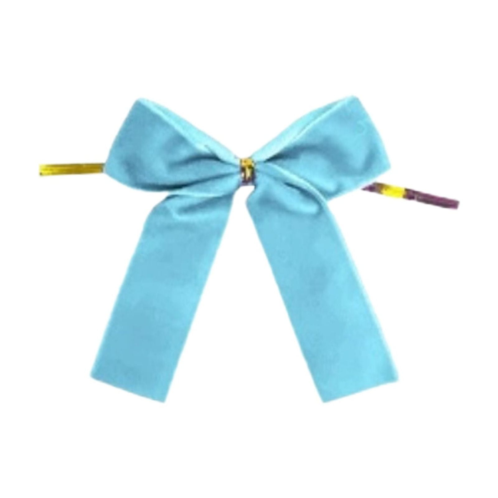 VogueV Light Blue Velvet Bows Christmas Tree Decorations Set Soft ...