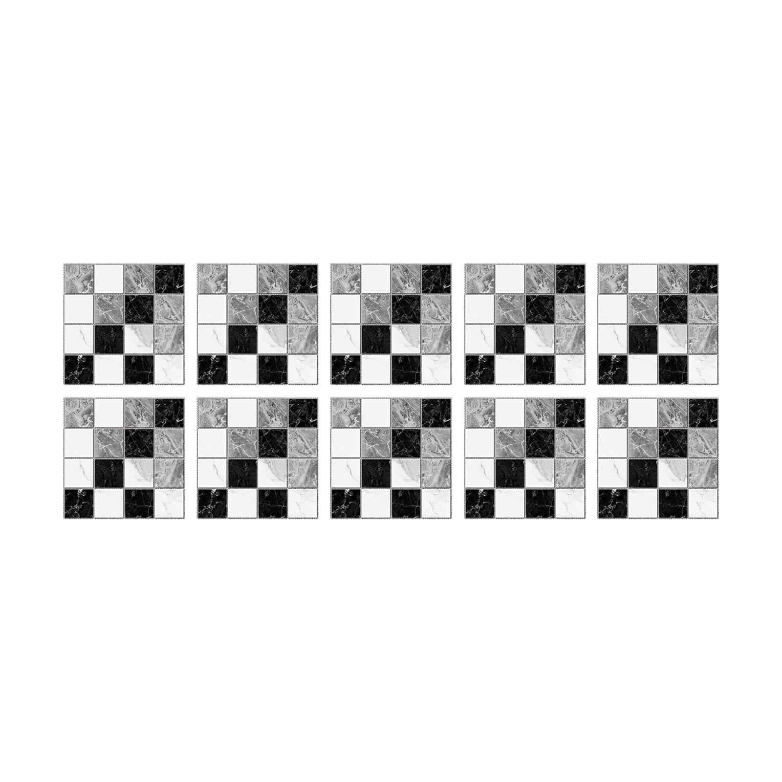 VogueV Simulation Tile Stickers Self Adhesive Crystal Membrane ...