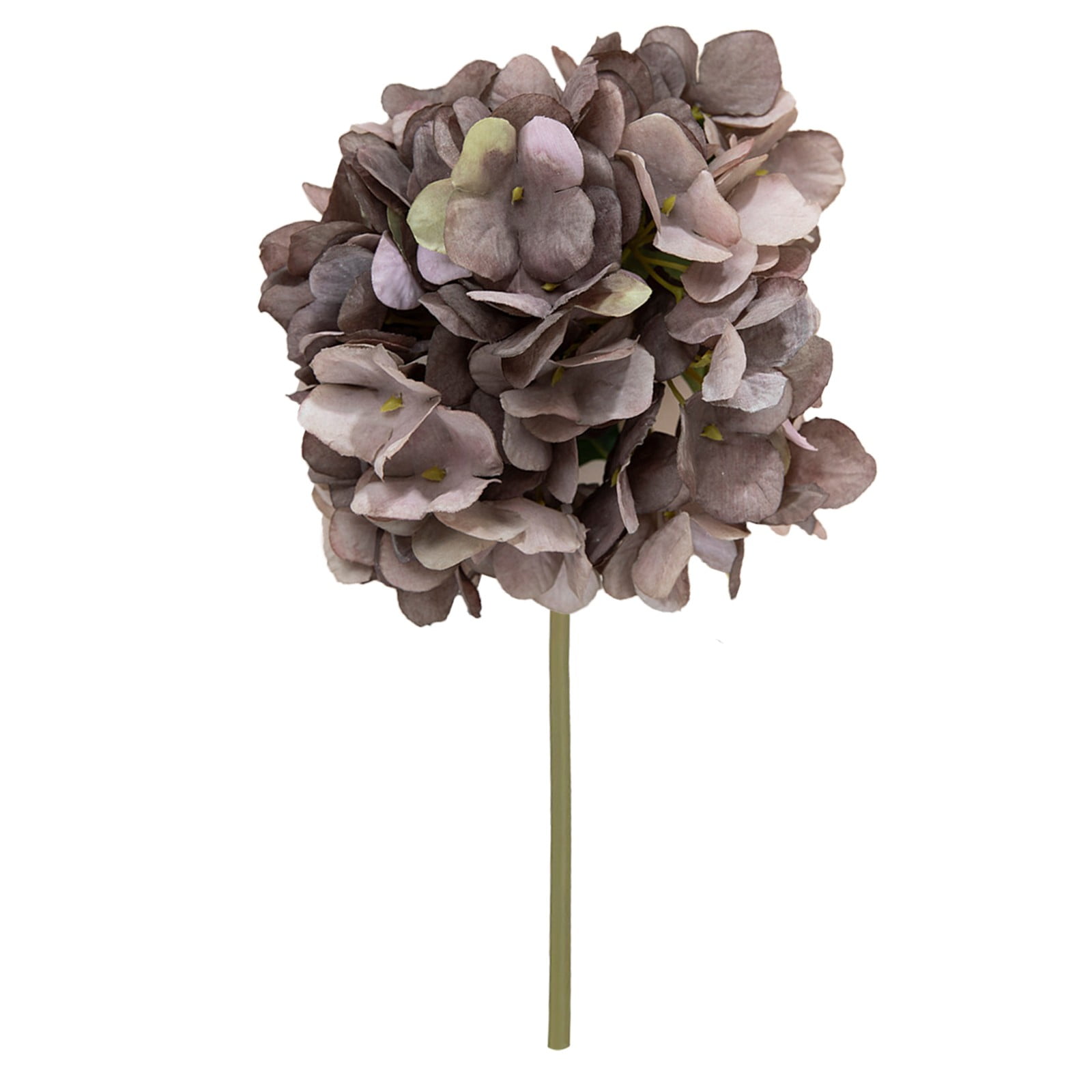 VogueV Siying Single Hydrangea Artificial Stem, Faux Silk Flower for Rustic Vase Arrangement ...