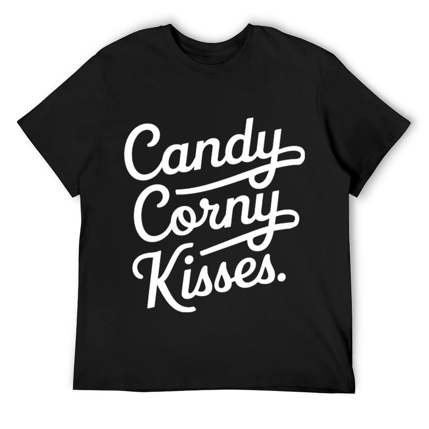 VogueVale Candy corny kisses. Men Women Ghost Funny T-Shirt-M - Walmart.com