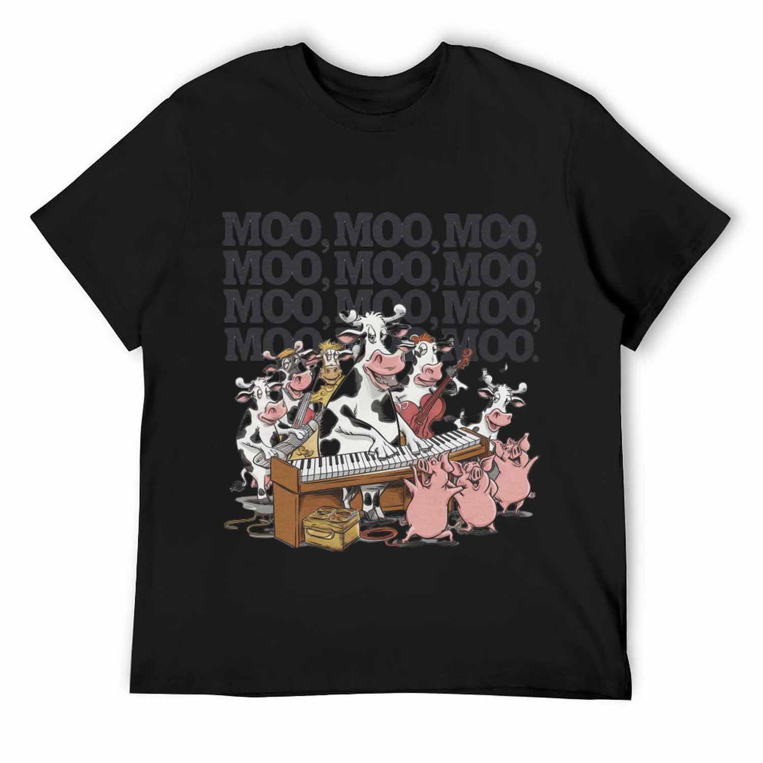 VogueVale Cute Moo, moo, moo, moo, moo, moo, moo, moo, moo.tshirt ...