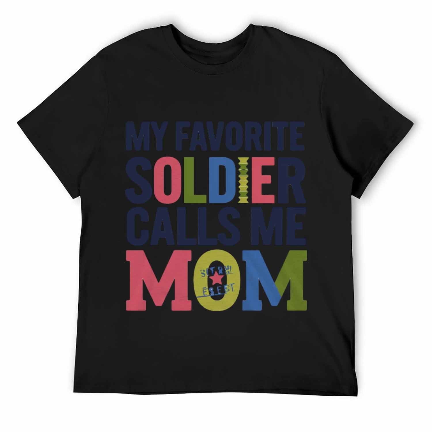 VogueVale My Favorite Soldier Calls Me Mom T-Rex Matching Family ...