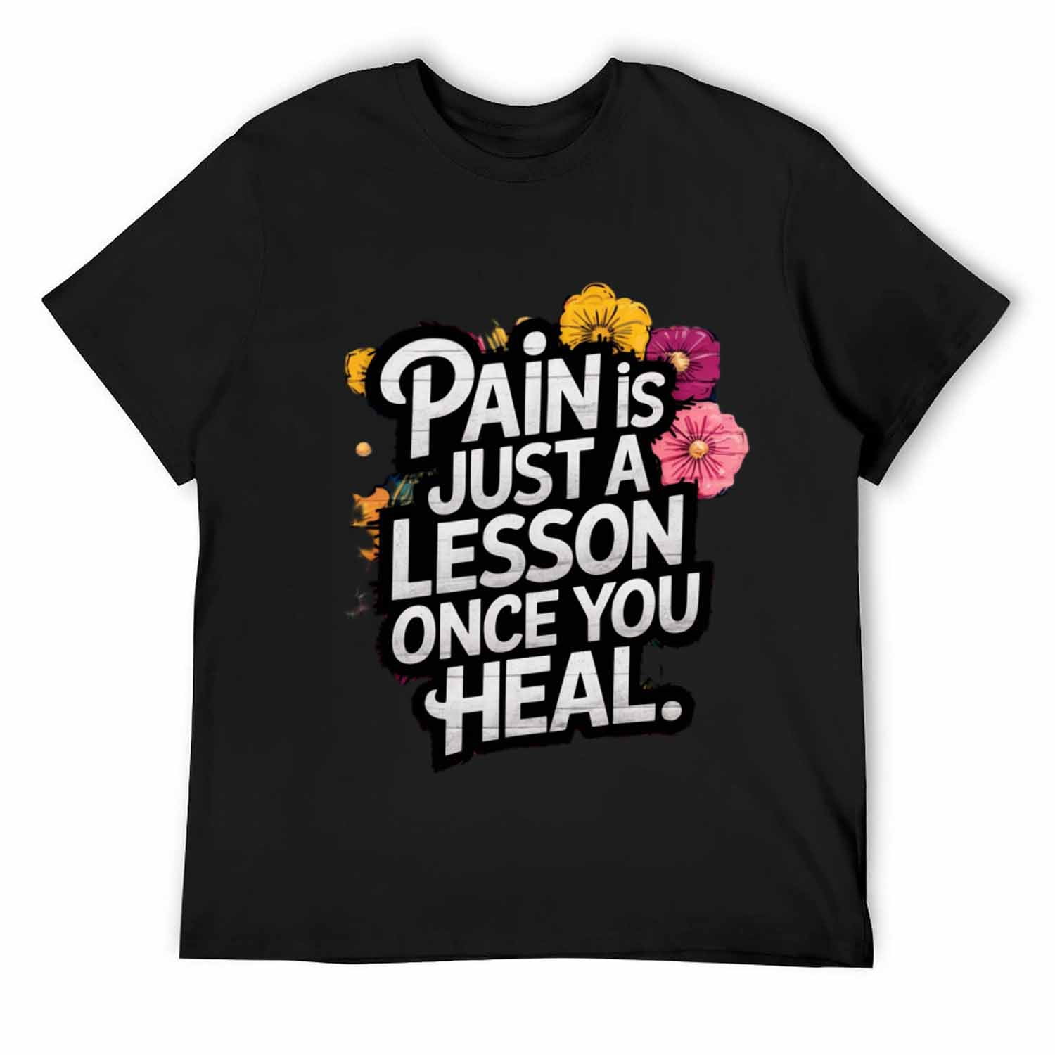 VogueVale Pain is just a lesson once you heal.t shirt design bull dog ...