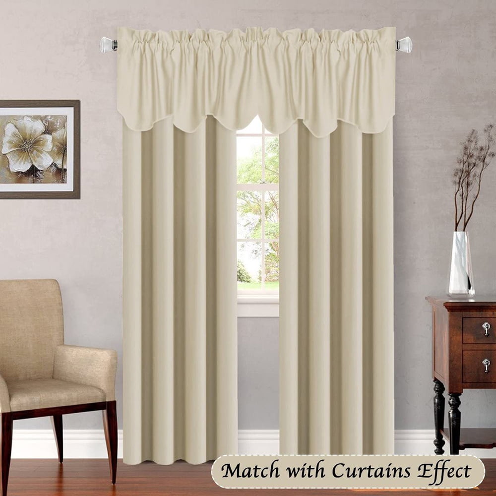 Voguele Rod Pocket Energy Efficient Blackout Curtain UV Protection ...