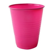 Way to Celebrate! Hot Pink Plastic Disposable Cups, 16 fl oz, 18ct ...