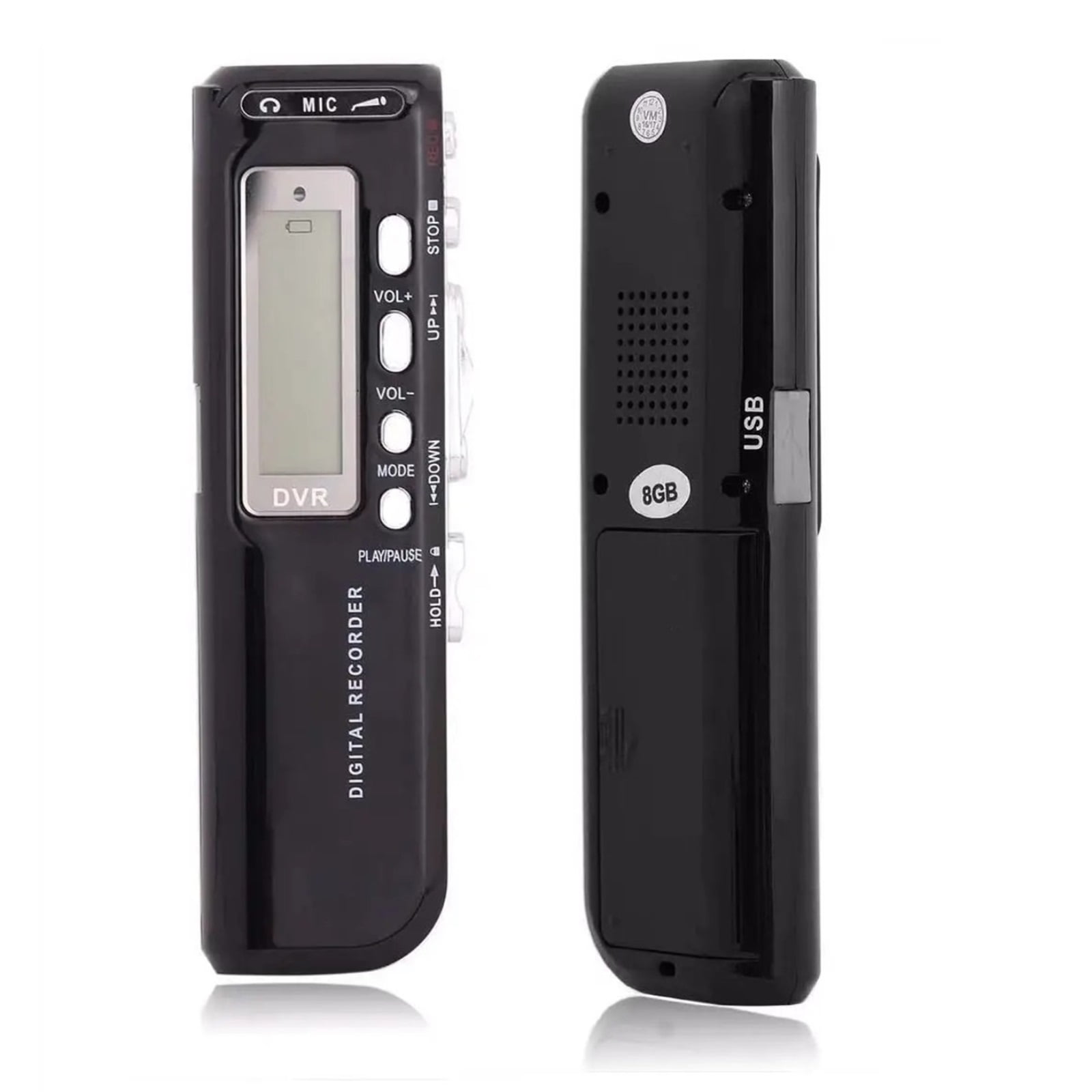 Voice Activated Portable Recorder MP3 Player Telephone Recording ...