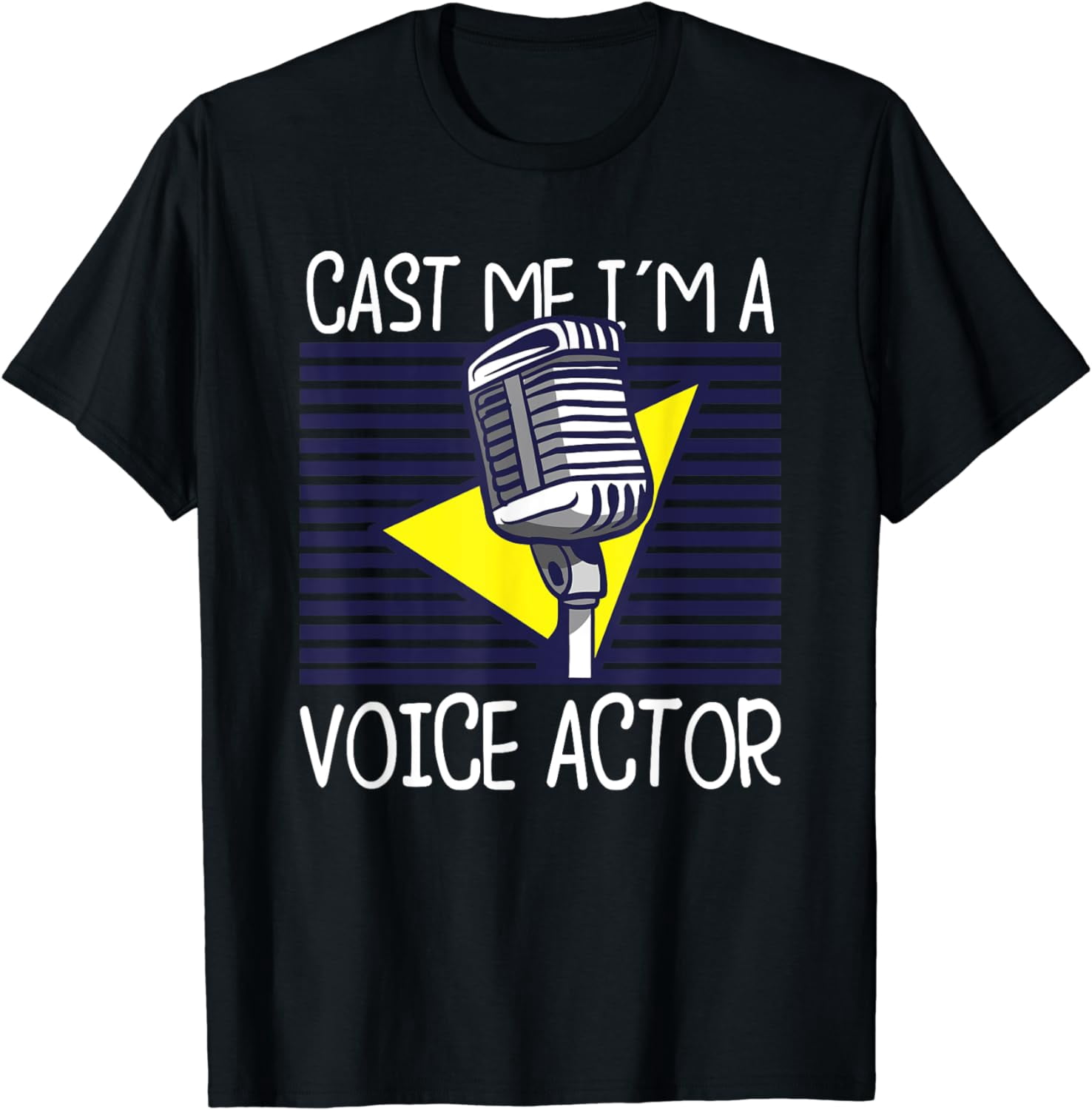 Voice Actor Voice Over Audio Engineering Recording Artist T-Shirt ...
