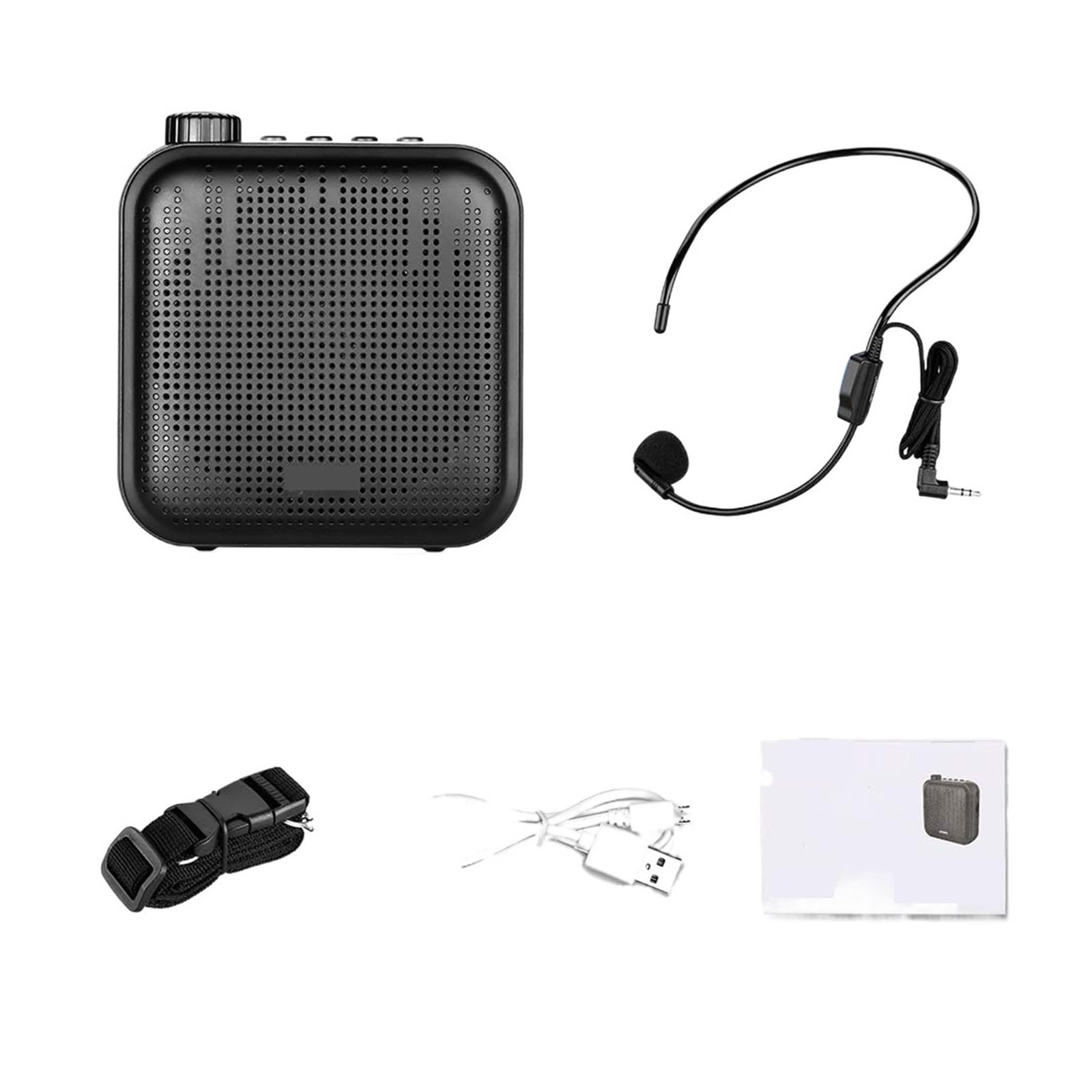 Voice Amplifier Megaphone Mini Audio Speaker With Microphone ...