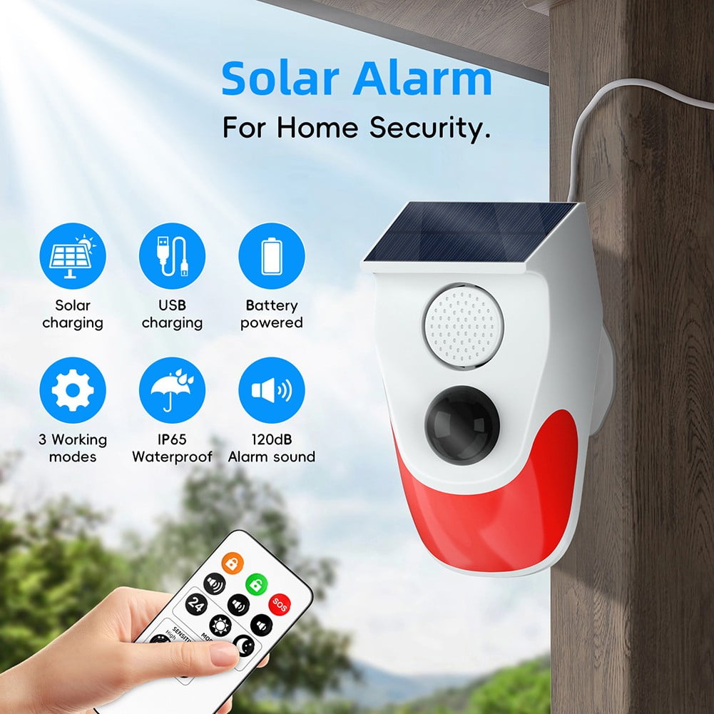 Voice Announcer Infrared Motion Alarm Sound Detector Outdoor Waterproof ...