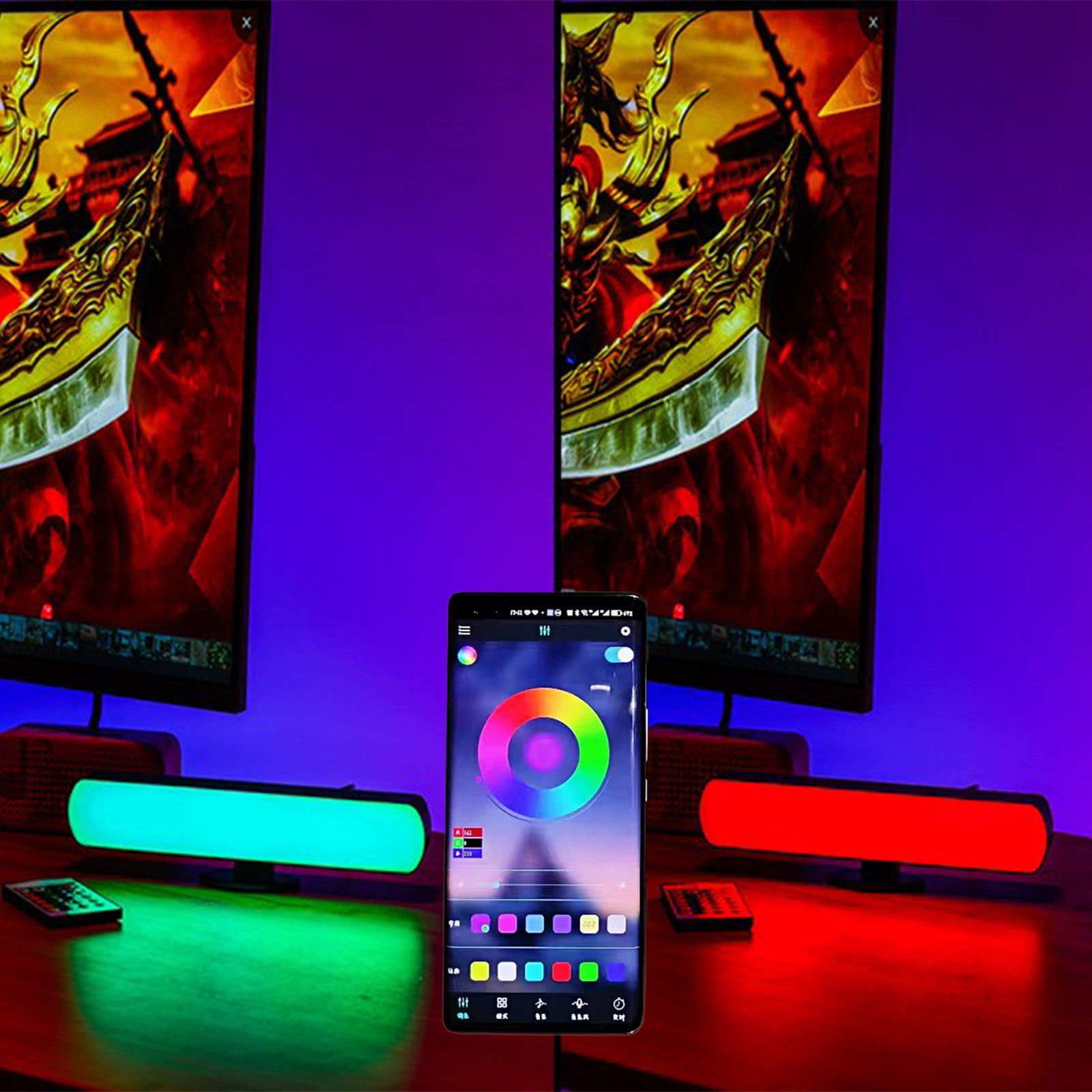 Voice Change Light Ambient Lighting With Remote Control Led Lights For ...