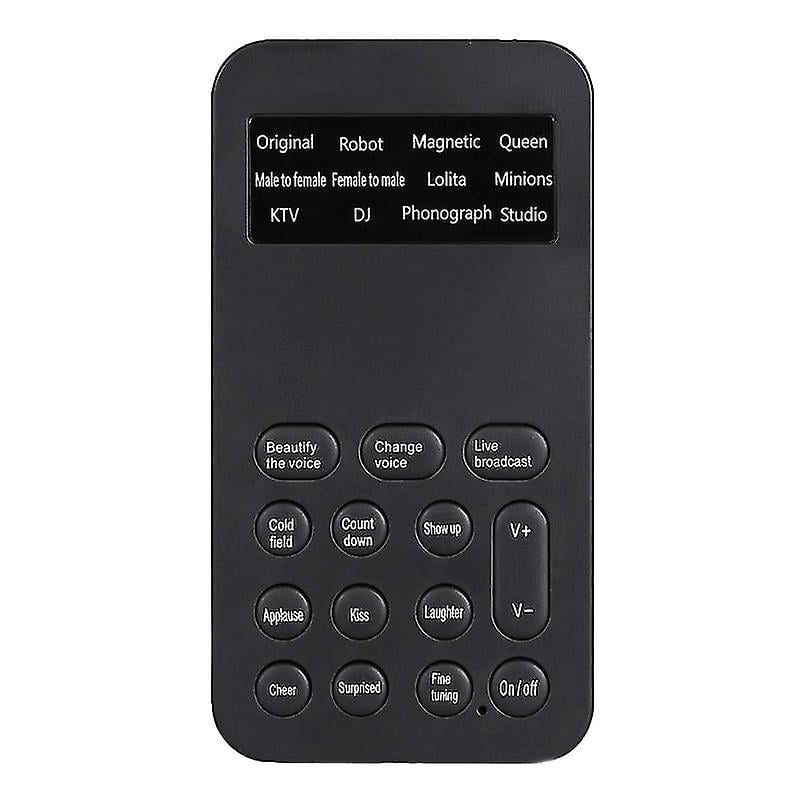 Voice Changer Handheld Microphone Voice Changer Sound Effects Machine ...