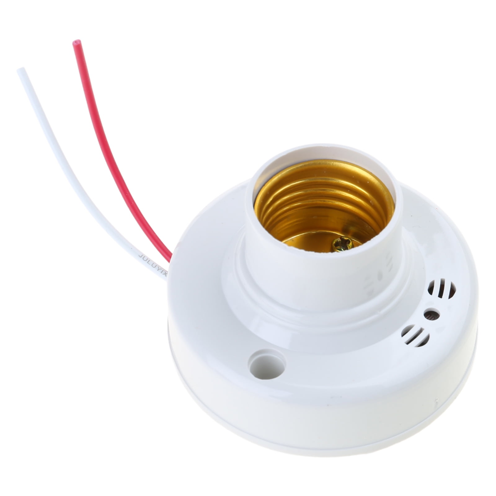 Voice Controlled Lamp Base Delay Switches LED Bulb Holder Stand E27 ...