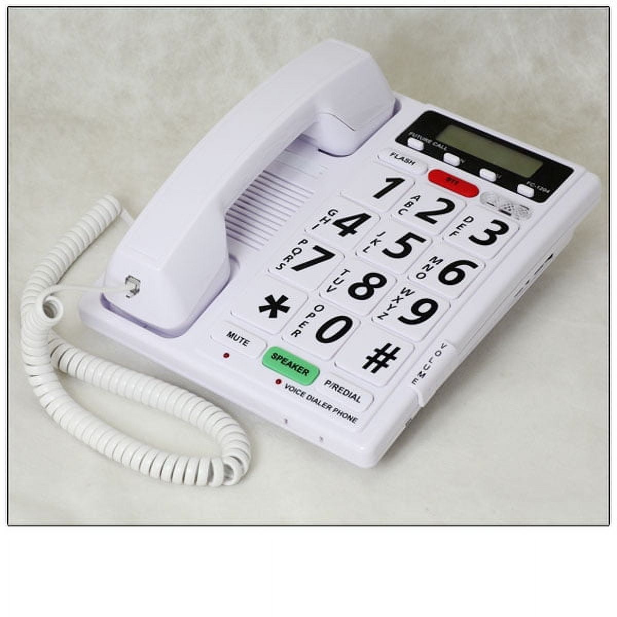 Voice Dialer Phone - 40dB - Visual Ringer - Talking Caller ID - Walmart.com