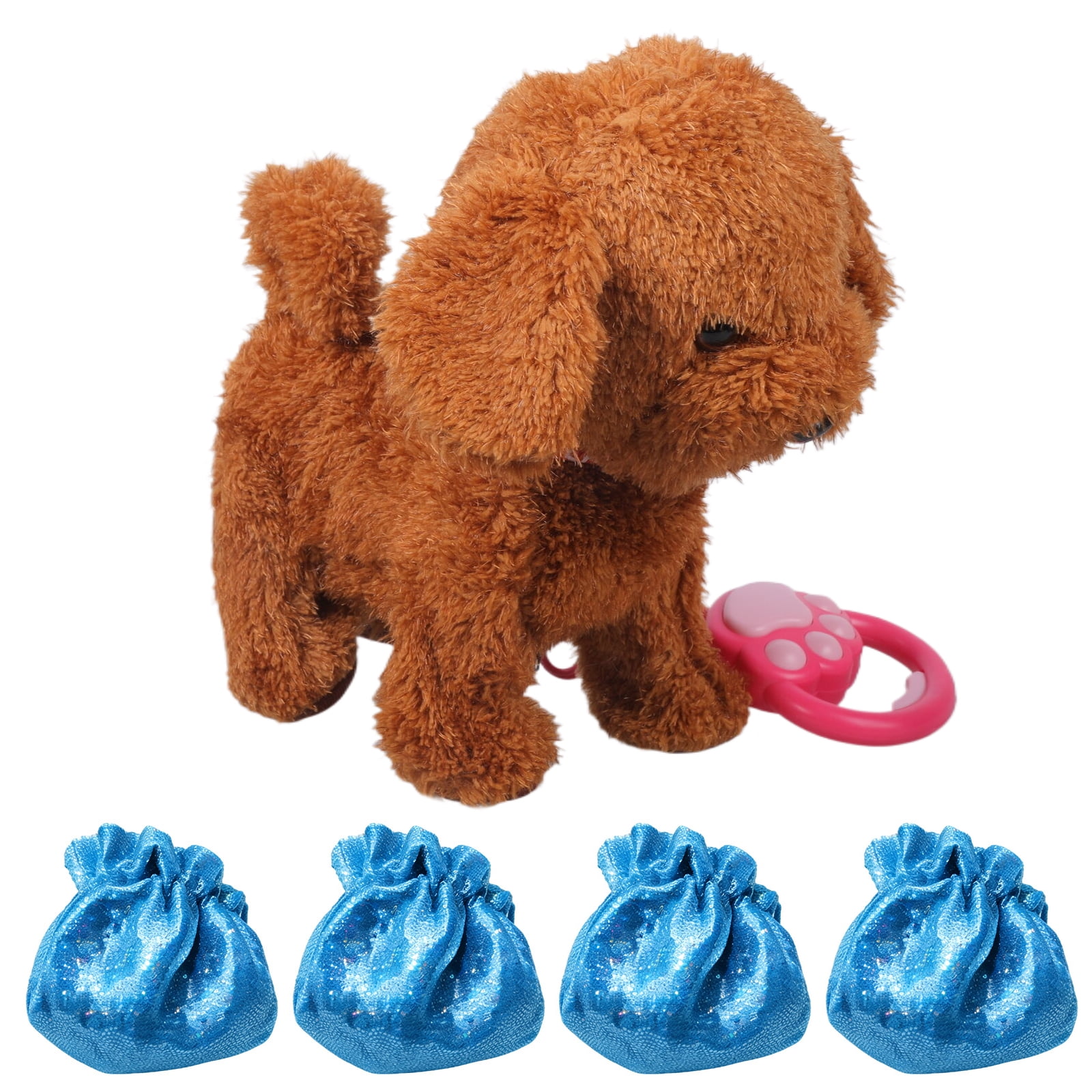 Voice Learning Electric Plush Toy Dog for Children That Walks Barks and ...