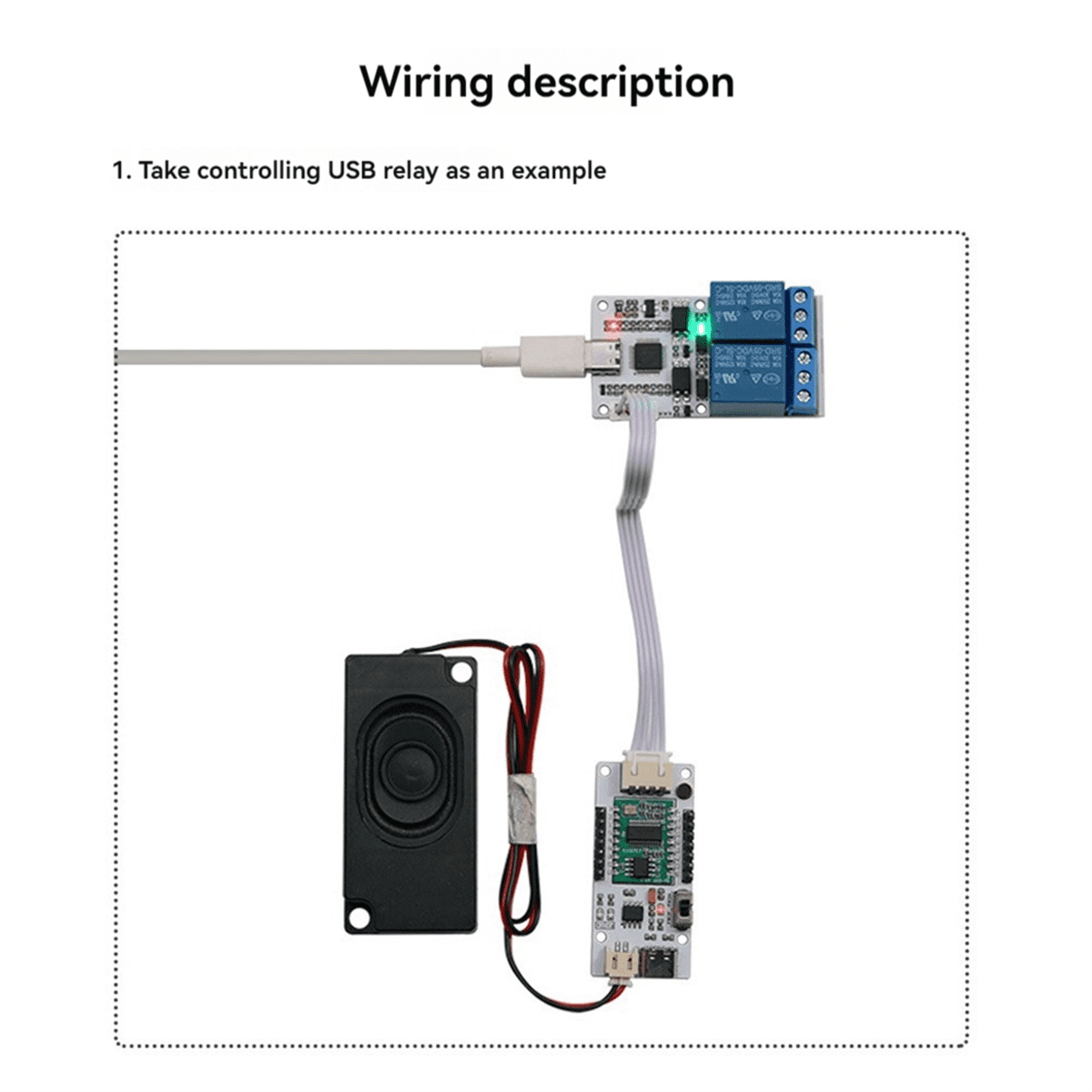 Voice Recognition Sensor Module Chinese/English Voice Recognition USB ...