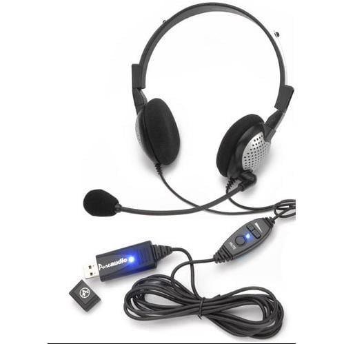 Voice Recognition USB Headset with Noise Cancelling Microphone for ...