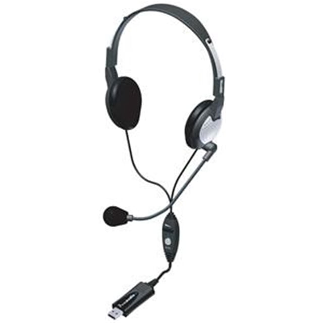 Voice Recognition USB Headset with Noise Cancelling Microphone for ...