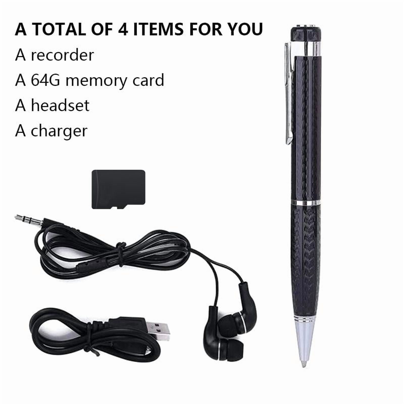 Voice Recorder Pen - Professional Audio Recorder with Refillable Design ...