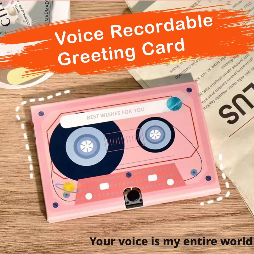 Voice Recording Cassette Tape Gift,Valentine's Day Recordable Greeting ...