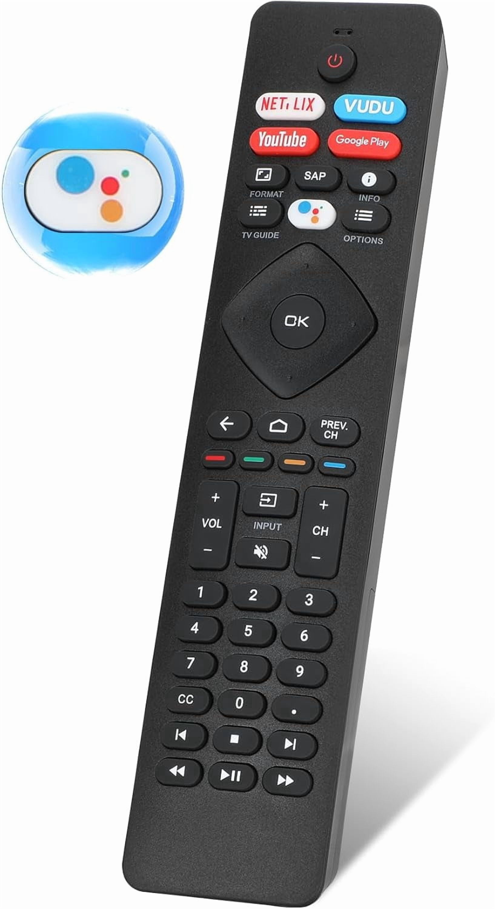 Voice Remote Control for phillips Voice TV Replacement. Universal ...