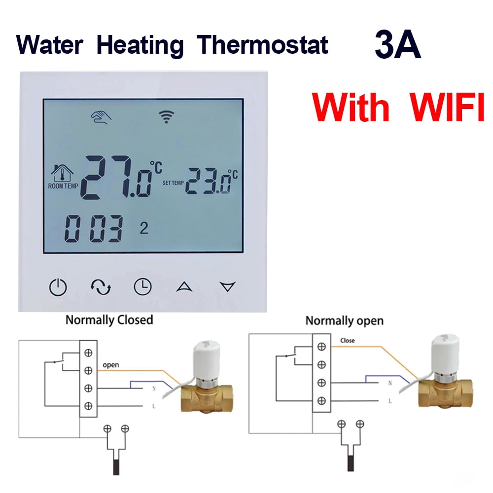 Voice Smart Underfloor Heating Thermostat Room WIFI Mobile Phone APP ...