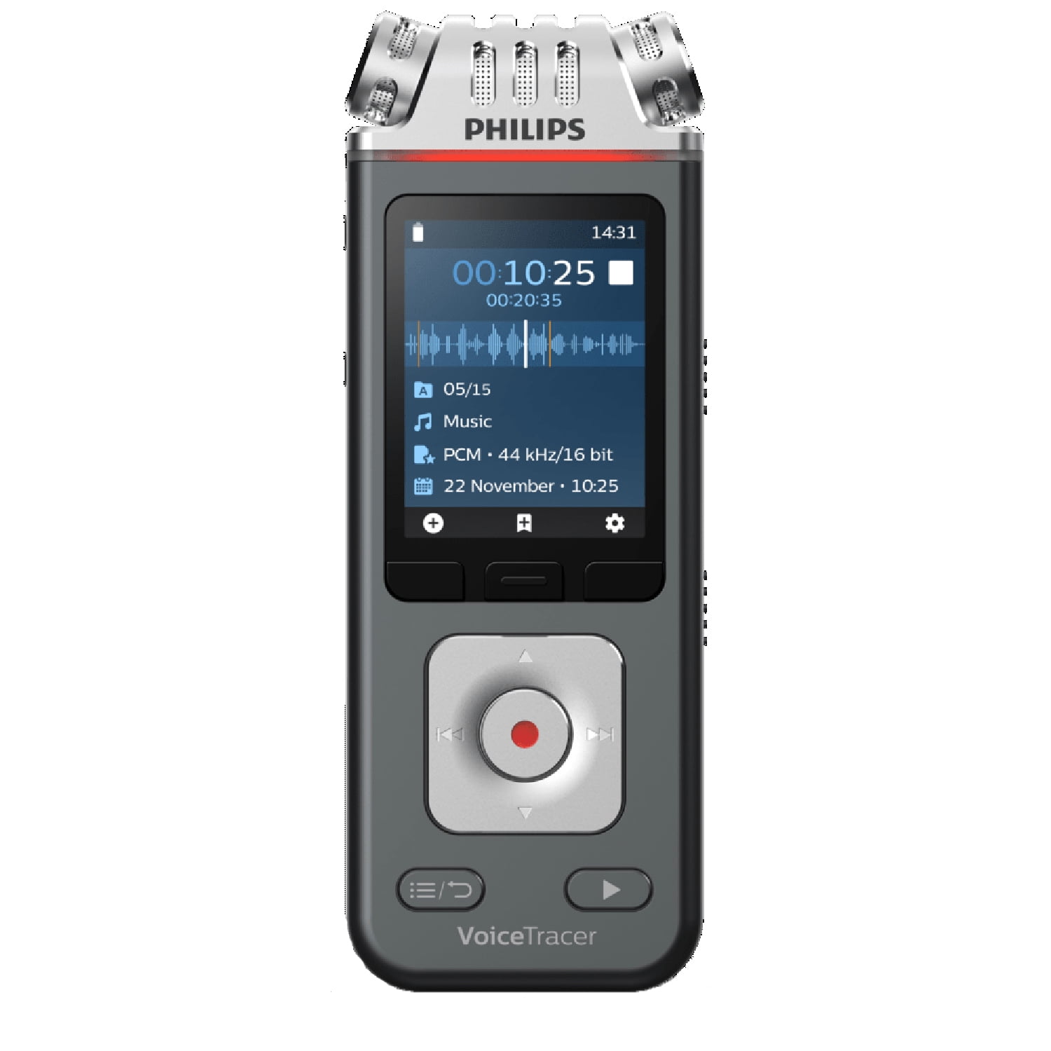 Voice Tracer 6110 Digital Recorder 8 GB, Black - Walmart Business Supplies