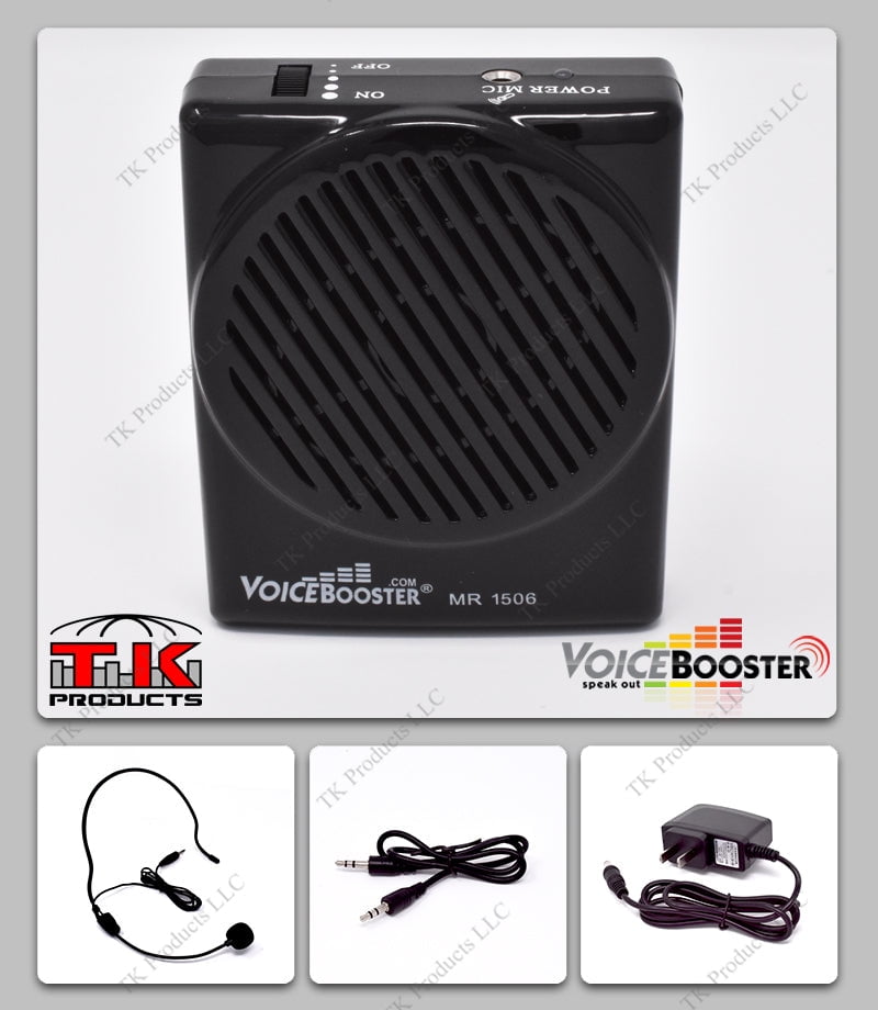 VoiceBooster MR1506 Portable 10Watts Voice Amplifier - Ideal Microphone ...
