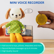Red Plastic Plush Toy Recorder Voice for Stuffed Animals 30 Seconds ...