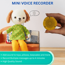 VoiceGift Mini-Me Recordable Sound Device for Toys, Dolls, Pillows, 60 ...